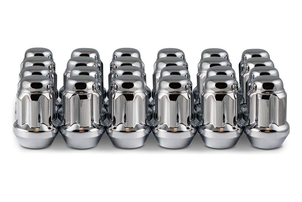 14X1.5 CLOSED END SPLINE CHROME 6 LUG SET OF 24 WITH KEY - 8744K6-C ...