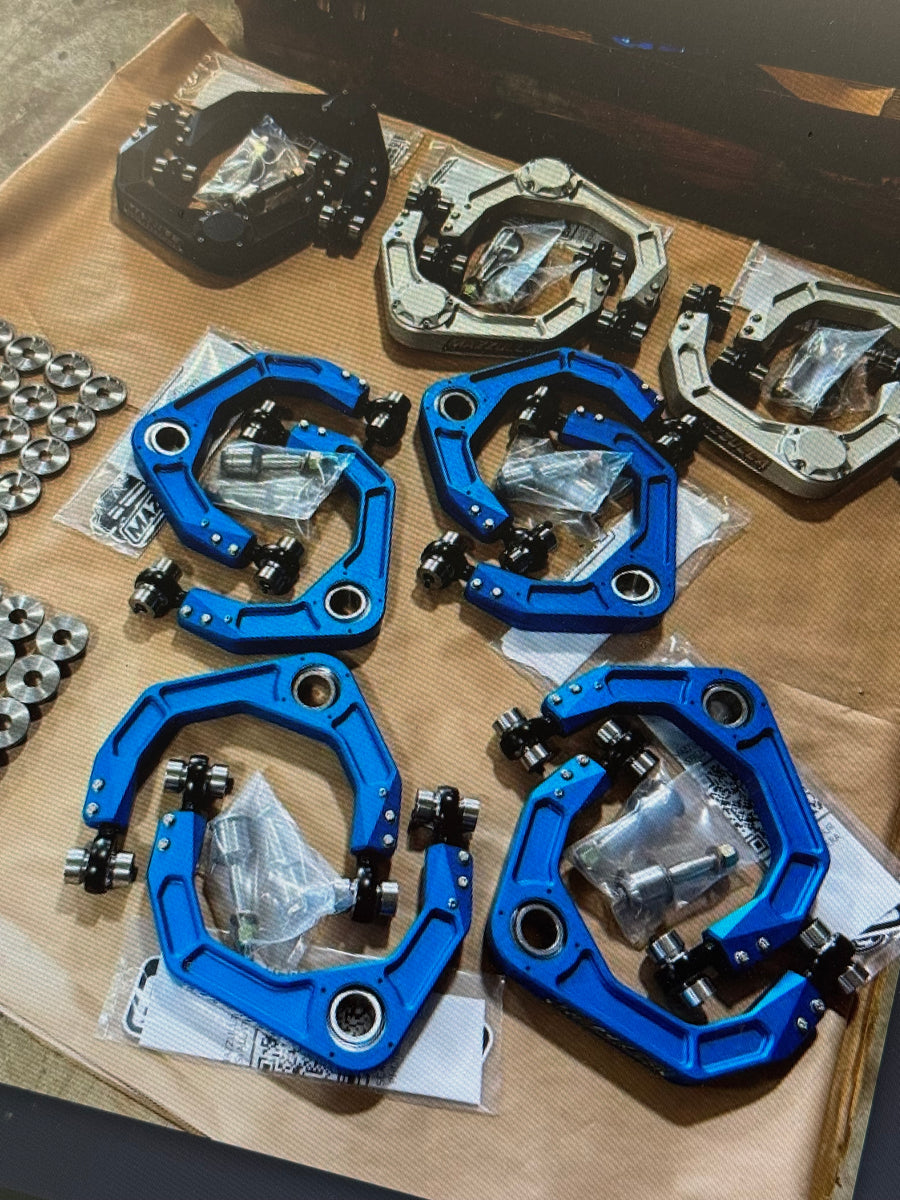 MAZZULLA X TNA 1996-2004 TOYOTA TACOMA BILLET UPPER CONTROL ARMS / MZT ...