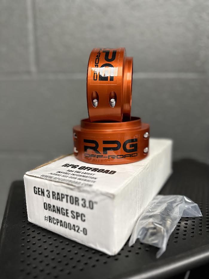RPG Off-Road Coil Spring Perch Collar Kit 3" Gen 3 Ford Raptor 2021-20 ...